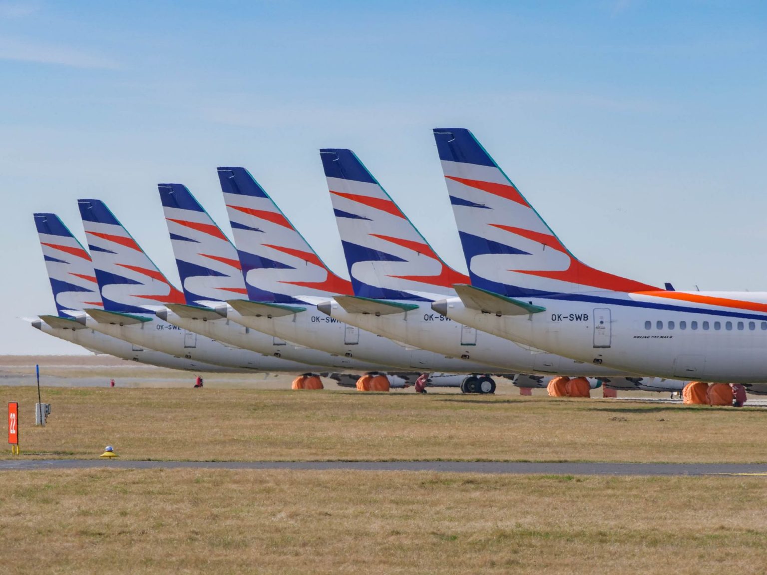 Boeingy 737 MAX pro Smartwings míří ze skladu k jinému dopravci. Firma ...