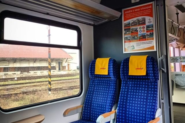 RegioJet mění interiér vlaků v Ústeckém kraji, část musel dočasně ...