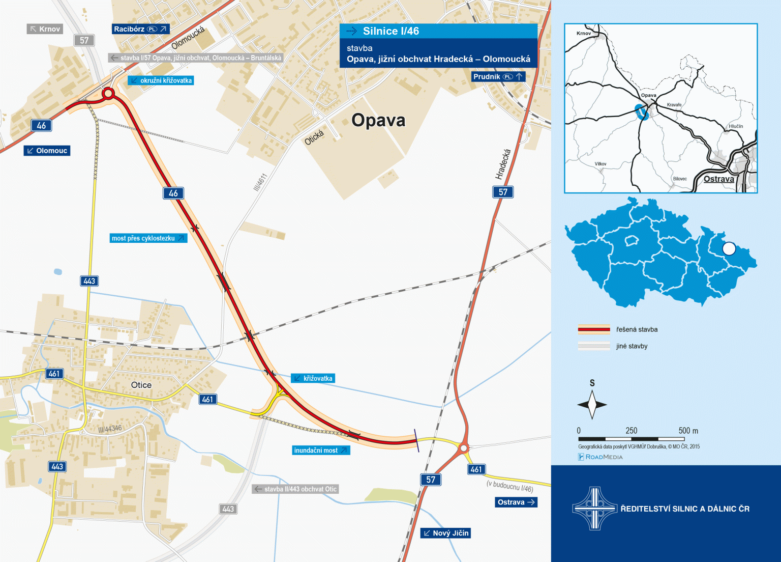 V Opavě začne stavba další části obchvatu, bagry zamíří na jih města ...