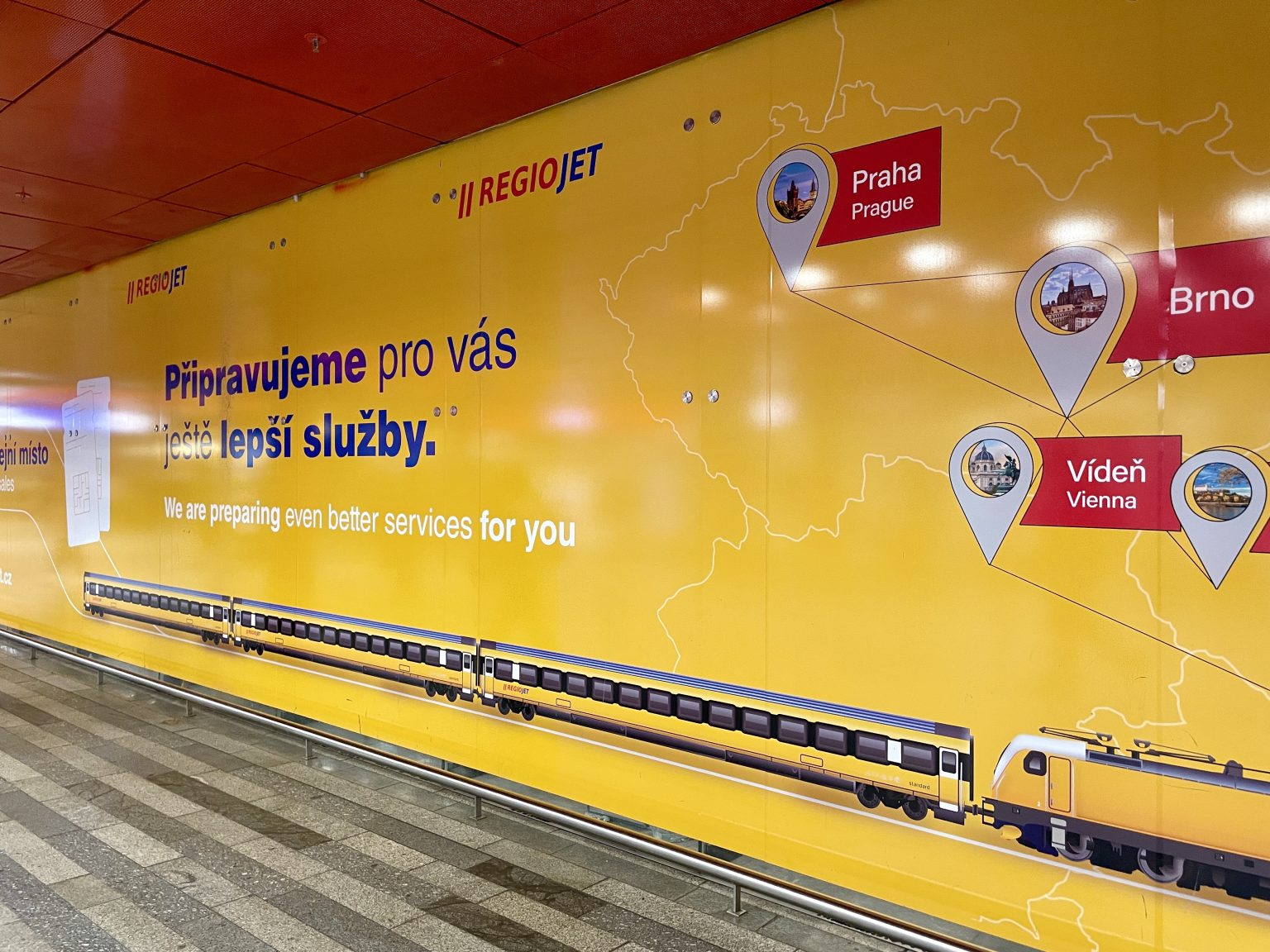 RegioJet chystá nový salonek na pražském hlavním nádraží, má patřit k ...