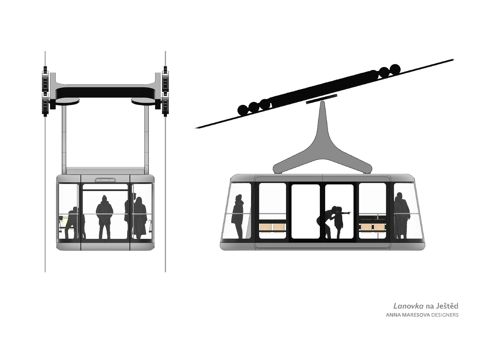 Lanovka s proskleným otvorem. V Liberci ukázali první návrhy „tramvaje ...