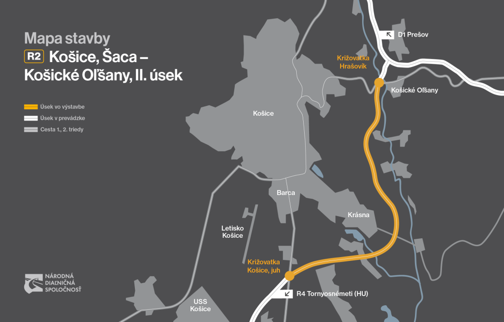 Stavba obchvatu Košic pokračuje, první řidiči by se po něm měli svézt ...