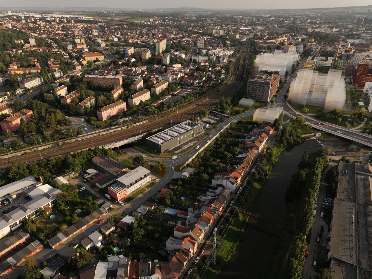 V Brně začala stavba dalšího napojení Nové Zbrojovky, většinu zaplatí ...